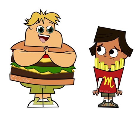 Total Dramarama Owen And Noah Burger And Fries By Cindywuzheer On