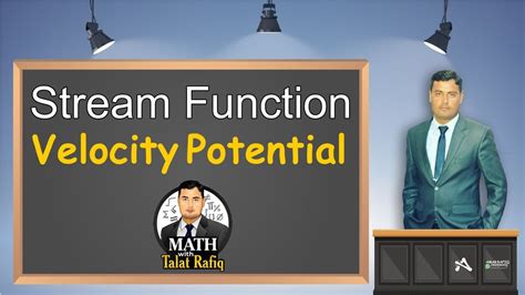 Stream Function Velocity Potential Youtube