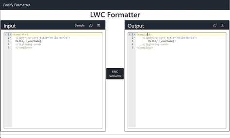 Online Lwc Formatter And Lwc Beautifier Lightning Web Components