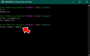 Git How To Remove A File From Commit