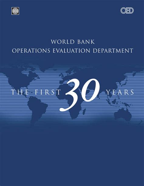 Solution World Bank Operations Evaluation Department The First 30 Years World Bank Operations