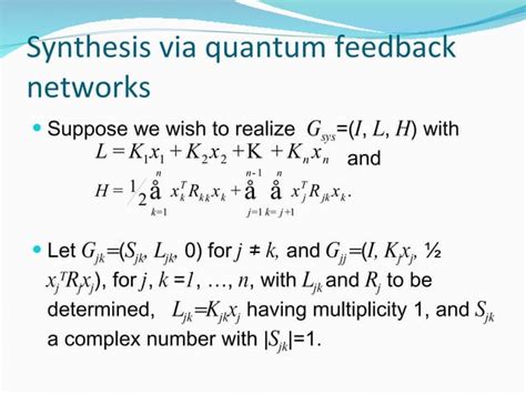Synthesis Of Linear Quantum Stochastic Systems Via Quantum Feedback