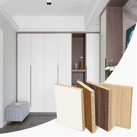 Raw Particleboard Veneer Particle Board Wood Grain Chipboard Sheet For