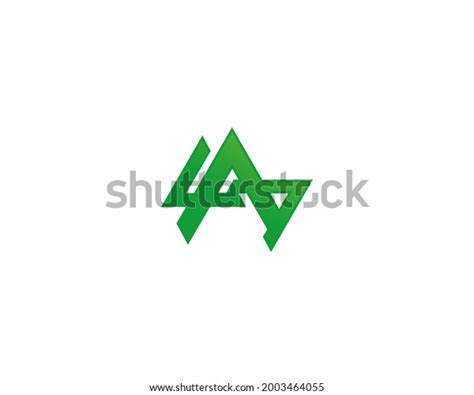 Letter Concept Green Color Logo Design Stock Vector Royalty Free Shutterstock