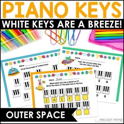 Outer Space Piano Keys Are A Breeze Astronaut Piano Keyboard Music