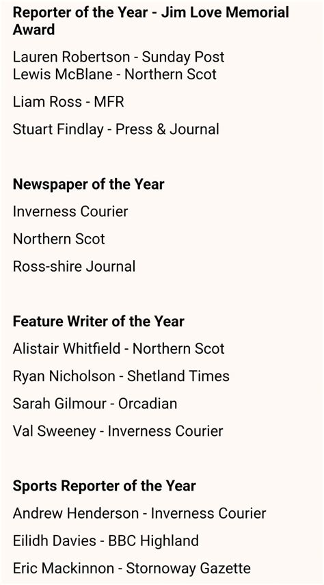 Lewis Mcblane On Linkedin Really Delighted To Be Shortlisted For Reporter Of The Year At The