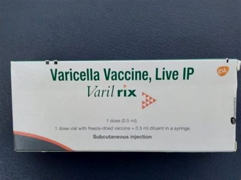 Varilrix Injection 05ml Varicella Vaccine 1350 Pfu At Best Price In