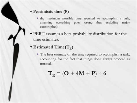 Program Evaluation And Review Technique Pert Pptx