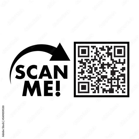 Poster Scan Me Icon Qr Code Scan Me Message Sign Wall Art Ukposters