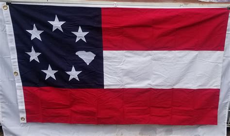 South Carolina Flags Stars And Bars Official 1st National Cs 1861 3x5