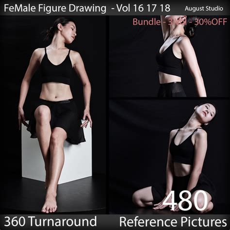Female Figure Drawing Model Reference