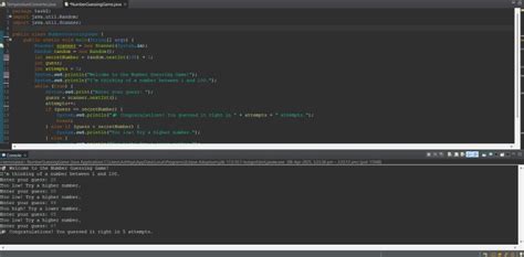 javadevelopment codingfun numberguessinggame logicandloops adithya r