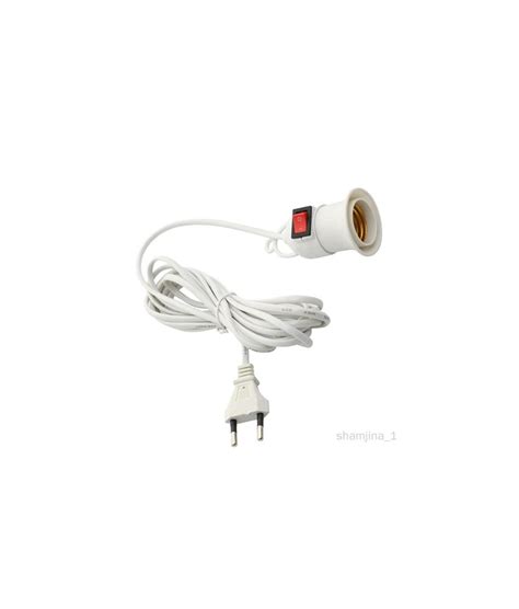 Cable Prise Douille E27 A Interrupteur