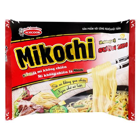 Mì Không Chiên Mikochi Gói 80g Shopee Việt Nam