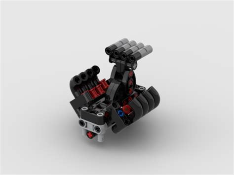 Lego Moc Dragster Engine By Techniccrafts Rebrickable Build With Lego