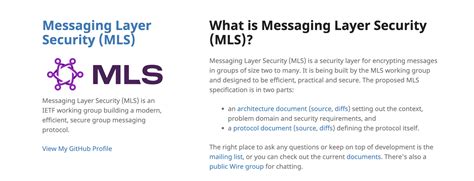 信息传输协议 从 Sms 到 Mls（messaging Layer Security） Another Dayu