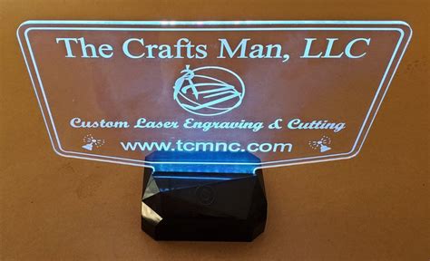 Personalized Acrylic Led Edge Lit Signs Cew Studio