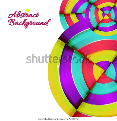 Abstract Colorful Rainbow Curve Background Design Stock Vector Royalty Free 177703850