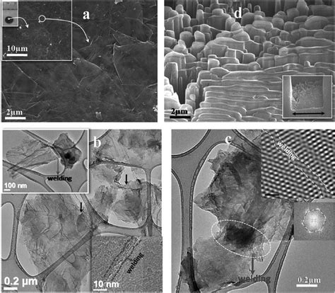 A Scanning Electron Microscopy Of The Top Surface Of Graphene Sample