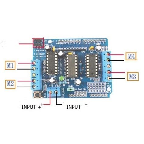 Dc Motor Control Using L293d Motor Shield And Arduino 40 Off