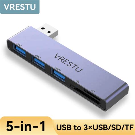 5 in 1 usb hub y ksek h zl usb 3 0 otg splitter kart okuyucu