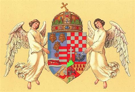 Empire of Austria-Hungary, medium coat of arms of the Hungarian ...