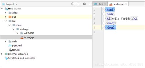 idea中创建并运行maven web项目 全程图解 详细 idea运行maven项目 csdn博客