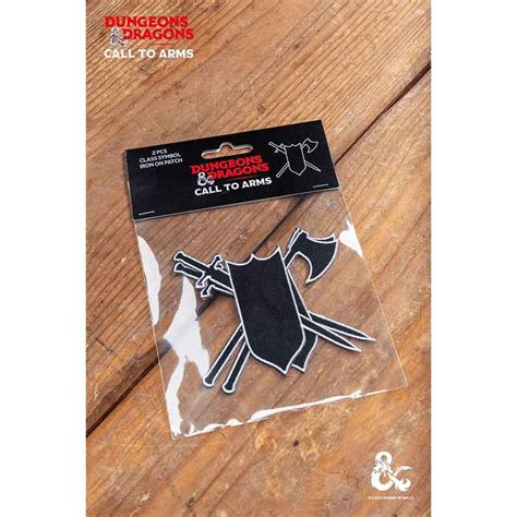 Dungeons And Dragons Class Symbol Fighter Patch Set