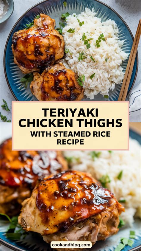 Teriyaki Chicken Thighs With Steamed Rice Recipe
