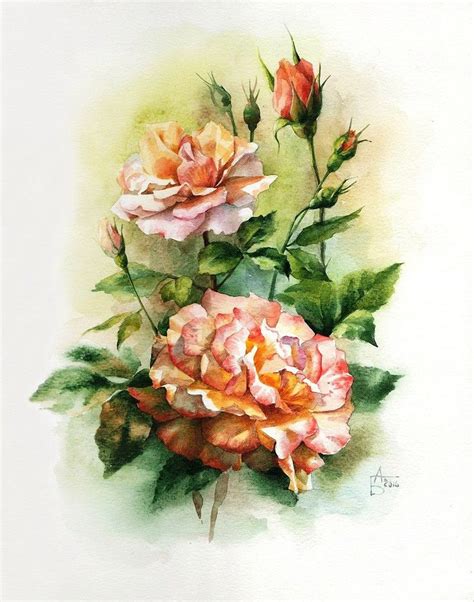 image (950×1207) | Flower painting, Flower drawing, Watercolor flowers