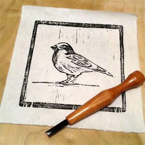 Carve And Print Your Own Woodblock Easy Step By Step Instructions