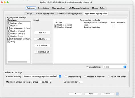 the hierarchical cluster assigner node cannot update the number of