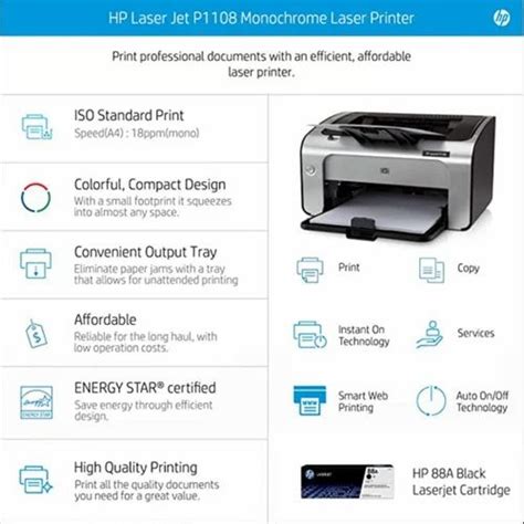 Hp Laserjet P1108 Single Function Monochrome Laser Printer At ₹ 13450 Ahmednagar Id 26510739530