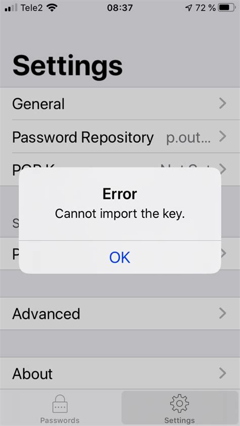 Can T Import GPG Ed Issue Mssun Passforios GitHub