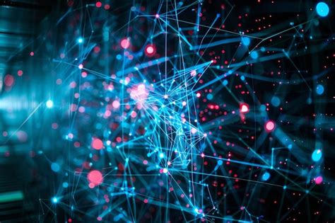premium photo algorithms in motion mapping out digital connectio