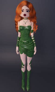 Dress To Impress Dti Poison Ivy Theme Superheros Vs Villians In