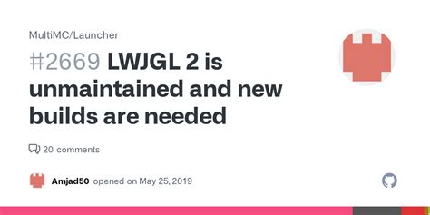 Lwjgl 2 Is Unmaintained And New Builds Are Needed · Issue 2669