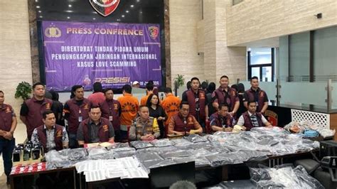 Polisi Bongkar Penipuan Love Scamming Keuntungan Rp50 Miliar Per Bulan