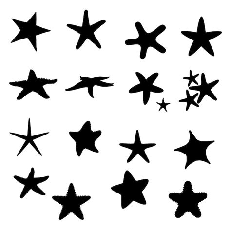 Premium Vector Starfish Vector File Starfish Vector Illustration Eps