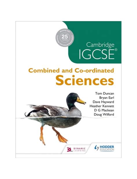 Hodder Cambridge Igcse Combined And Coordinated Science Isbn 9781510402461 Caie New
