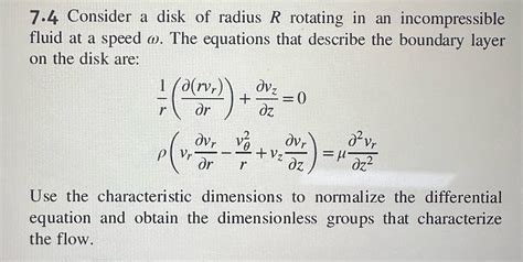 solved 7 4 ﻿consider a disk of radius r ﻿rotating in an