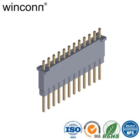 Pin Header Box Header Female Header Pcb Header Male Header Ic Socket Round Pin Header Round