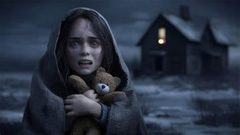 Premium Photo Young Girl Shivering With Cold