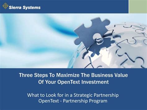 Maximize Your Opentext Investment What To Look For In A Strategic