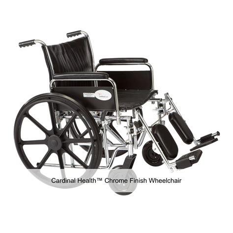 Cardinal Health™ Chrome Finish Wheelchair Removable Full Length Arm