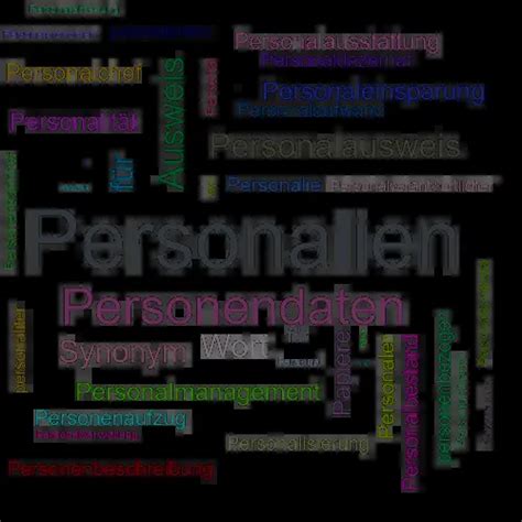 Personalien Synonym Lexikothek • Ein Anderes Wort Für Personalien