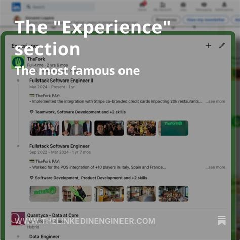 probably the most important section on linkedin 💼 do you know how to