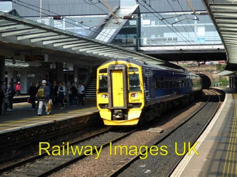 Railway Photo Class 158 Dmu Haymarket Railway Station C2016 Eur 273