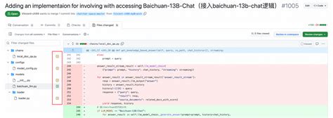 可以增加对baichuan 13b Chat的支持吗 · Issue 933 · Chatchat Spacelangchain