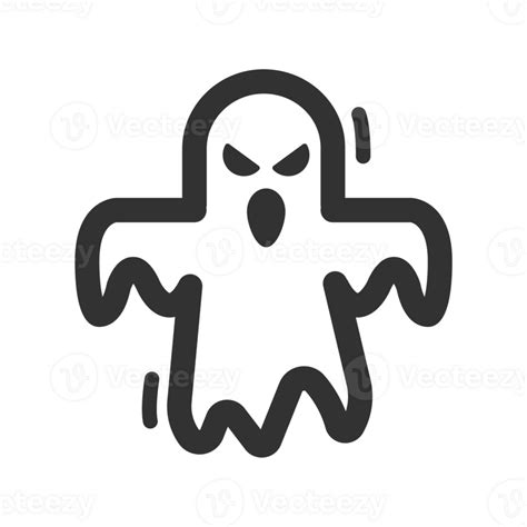 Ghost Line Icon 27120092 Png